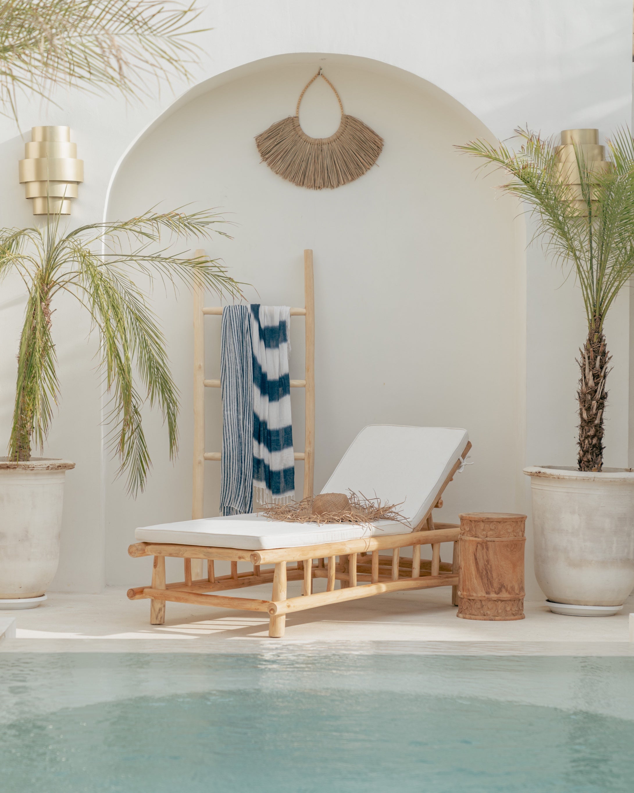 Teak Sun Loungers | Keramas Teak Branch Sun Lounger | Spirit Trader ...