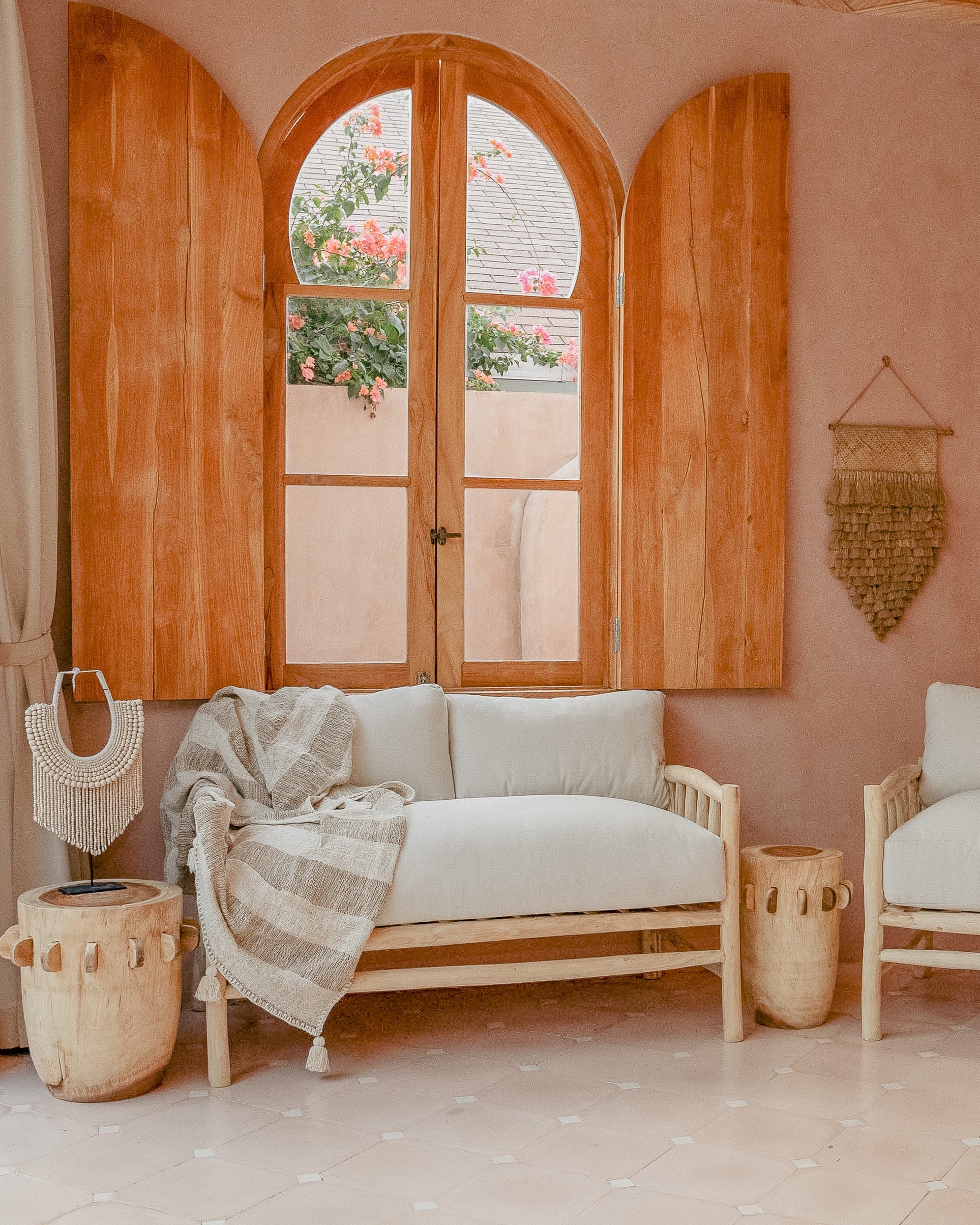 Clay Bead Necklace Stand | Hanging Clay Bead Necklace & Stand | Spirit ...